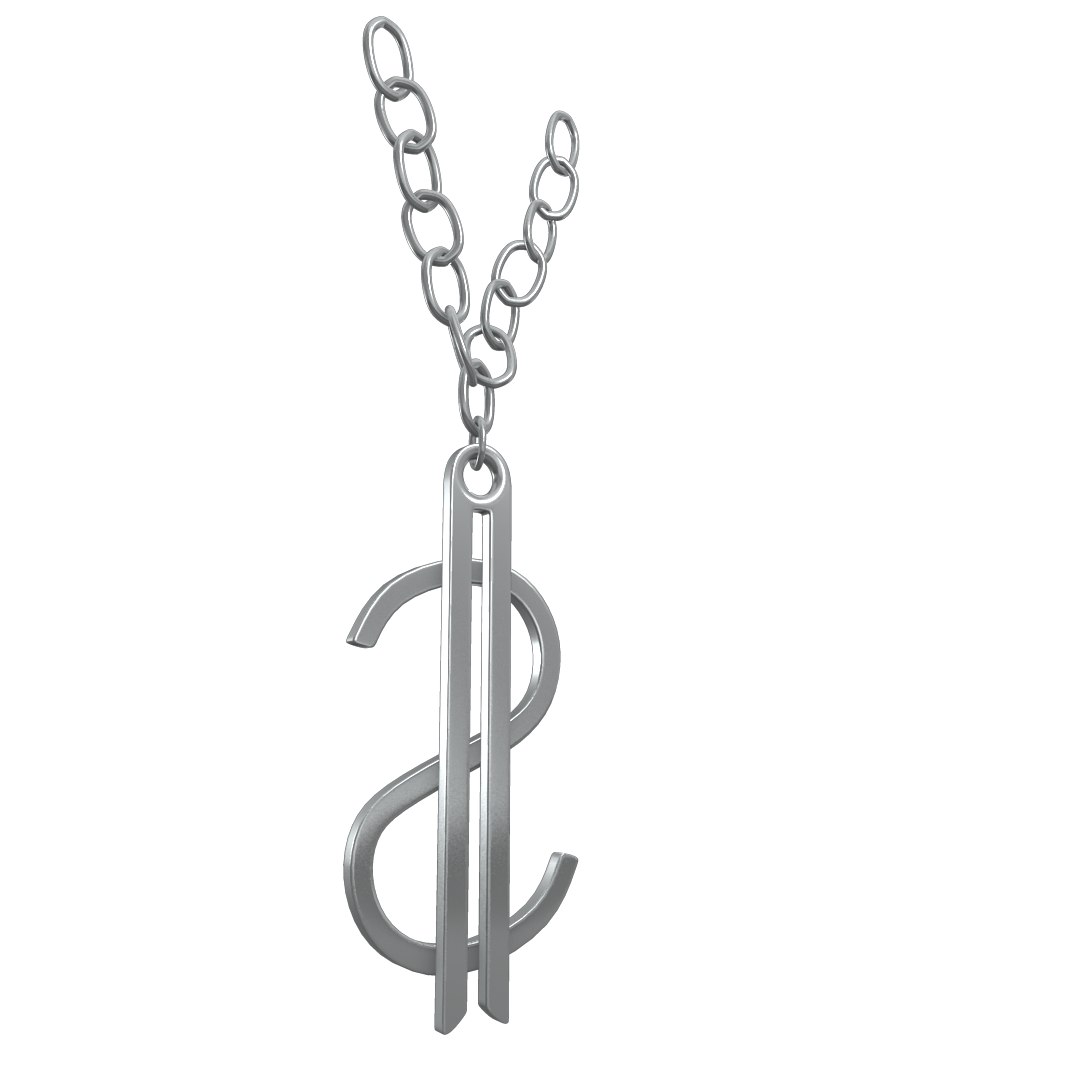 Dollar Chain 3d Model