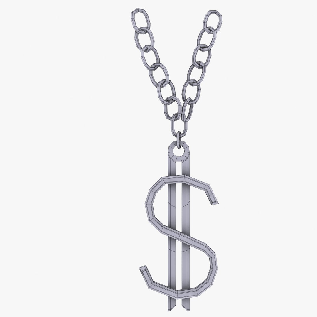 Dollar Chain 3d Model