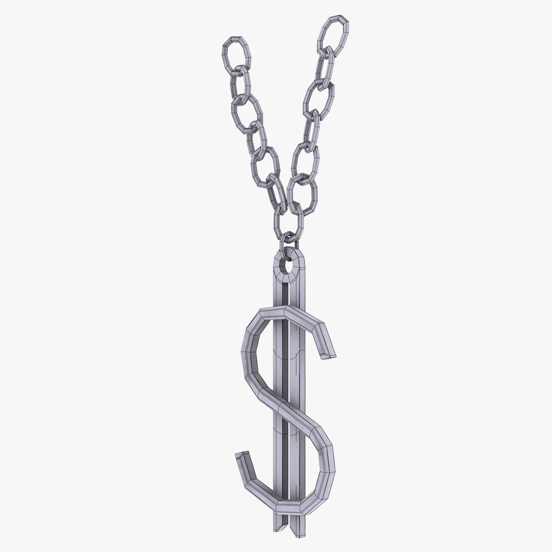 Dollar Chain 3d Model