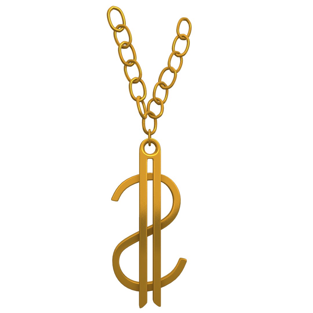 Dollar Chain 3d Model