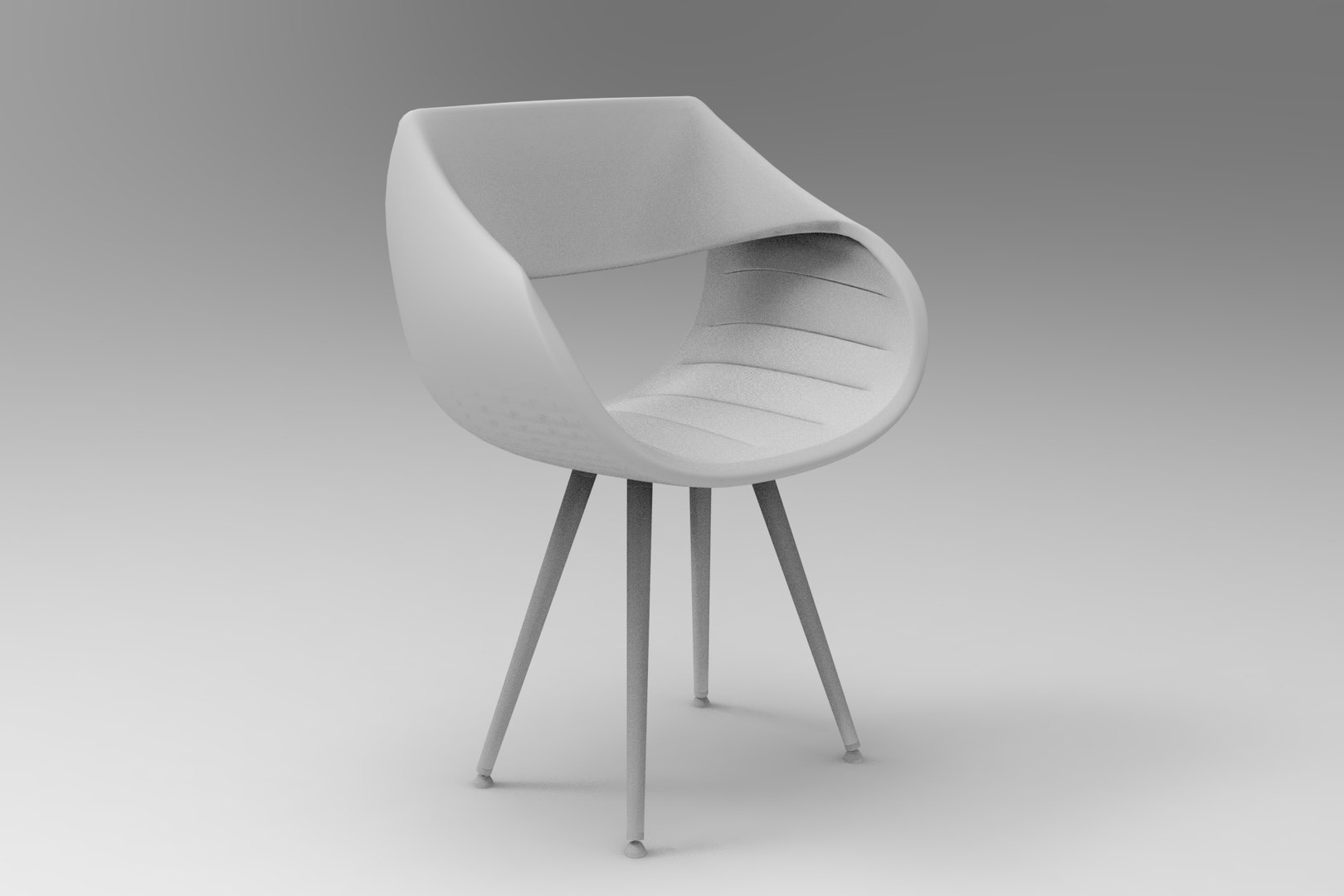Perillo Armchair 3D Model - TurboSquid 1811839