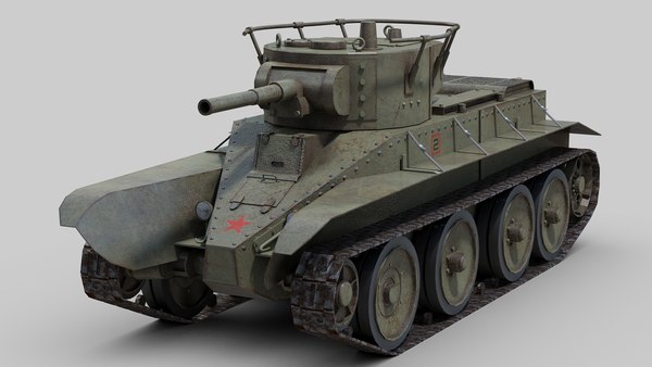 3d ww2 soviet tank bt model