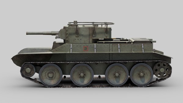 3d ww2 soviet tank bt model