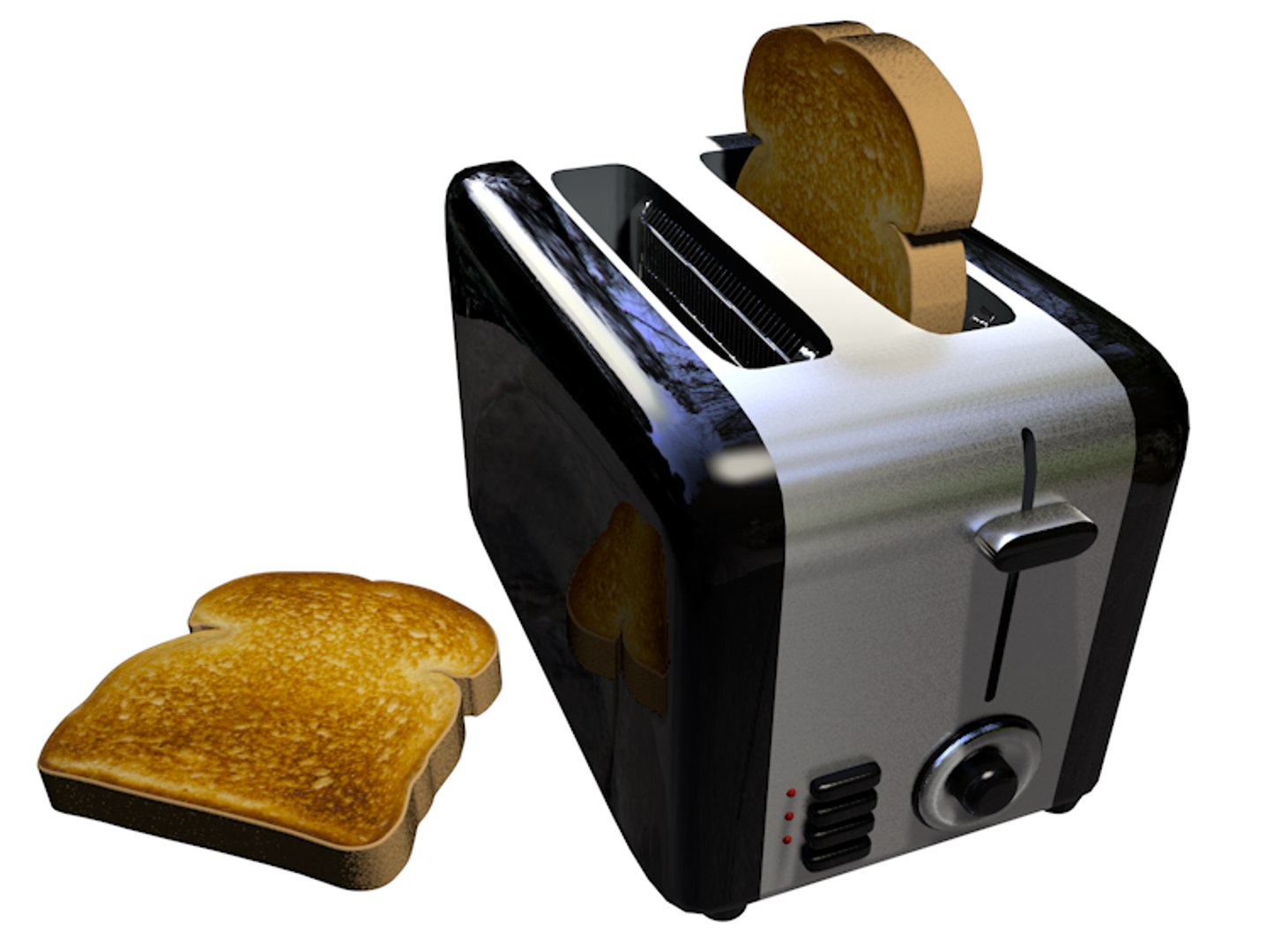 toaster toast 3d 3ds
