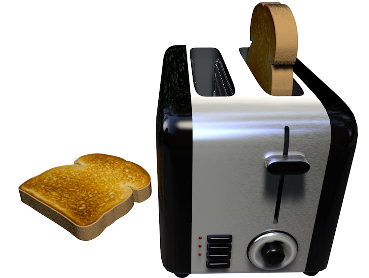 toaster toast 3d 3ds