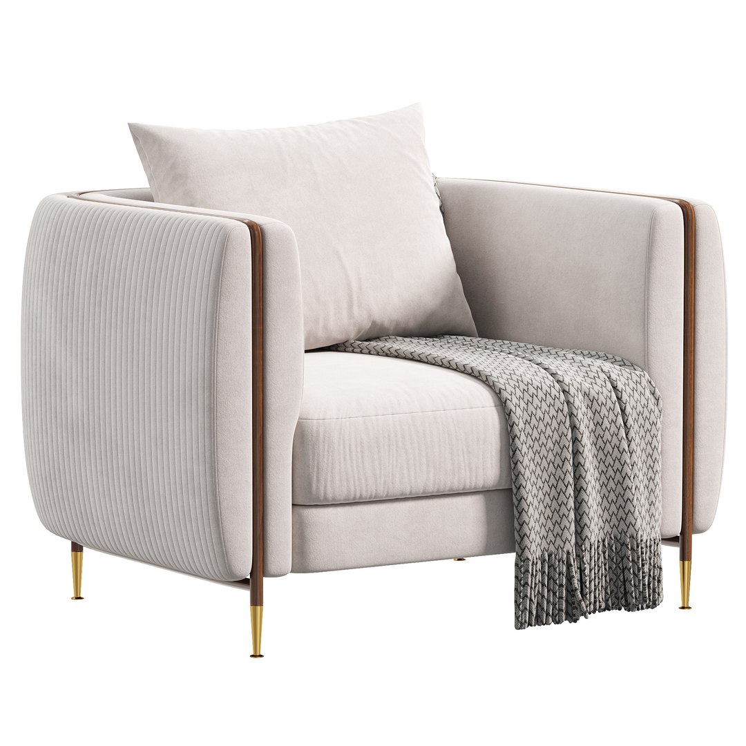 BARLOW Armchair By Mezzocollection 3D - TurboSquid 2272924