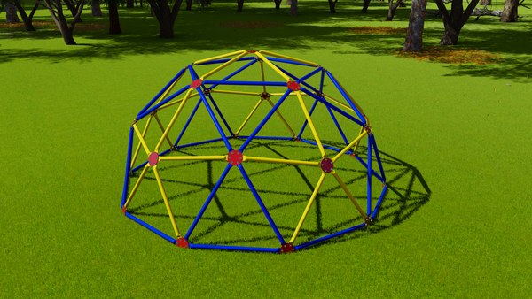 3D model Geodesic Dome V2 - TurboSquid 1901214