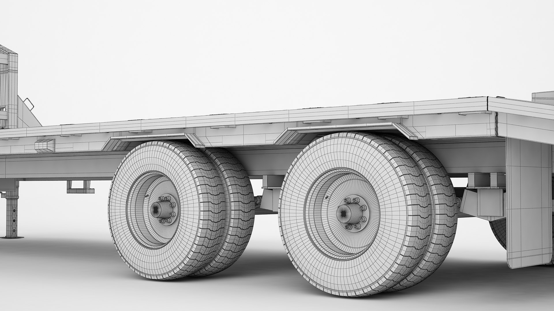 Gooseneck Trailer 3D Model - TurboSquid 1583401