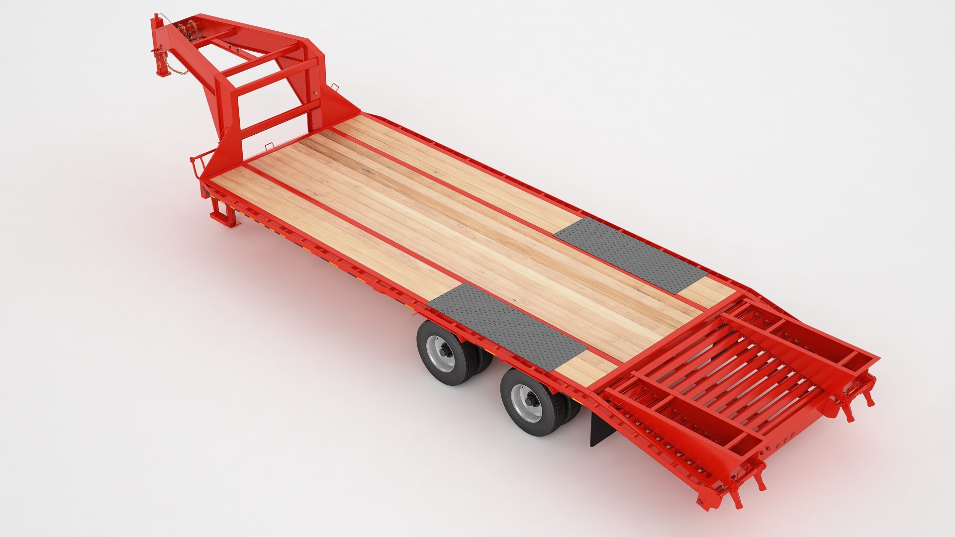 Gooseneck Trailer 3D Model - TurboSquid 1583401
