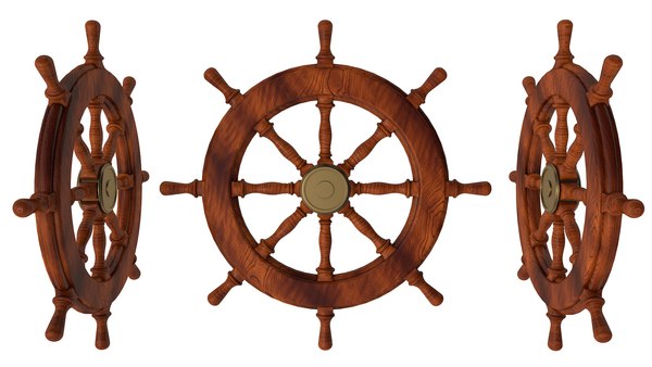 3D Wooden Helm Wheel - TurboSquid 1832344