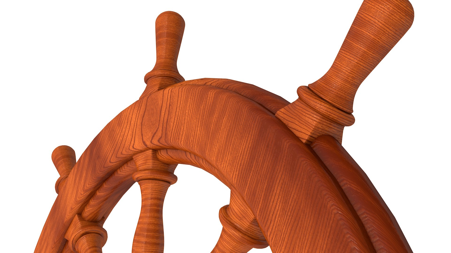 3D Wooden Helm Wheel - TurboSquid 1832344