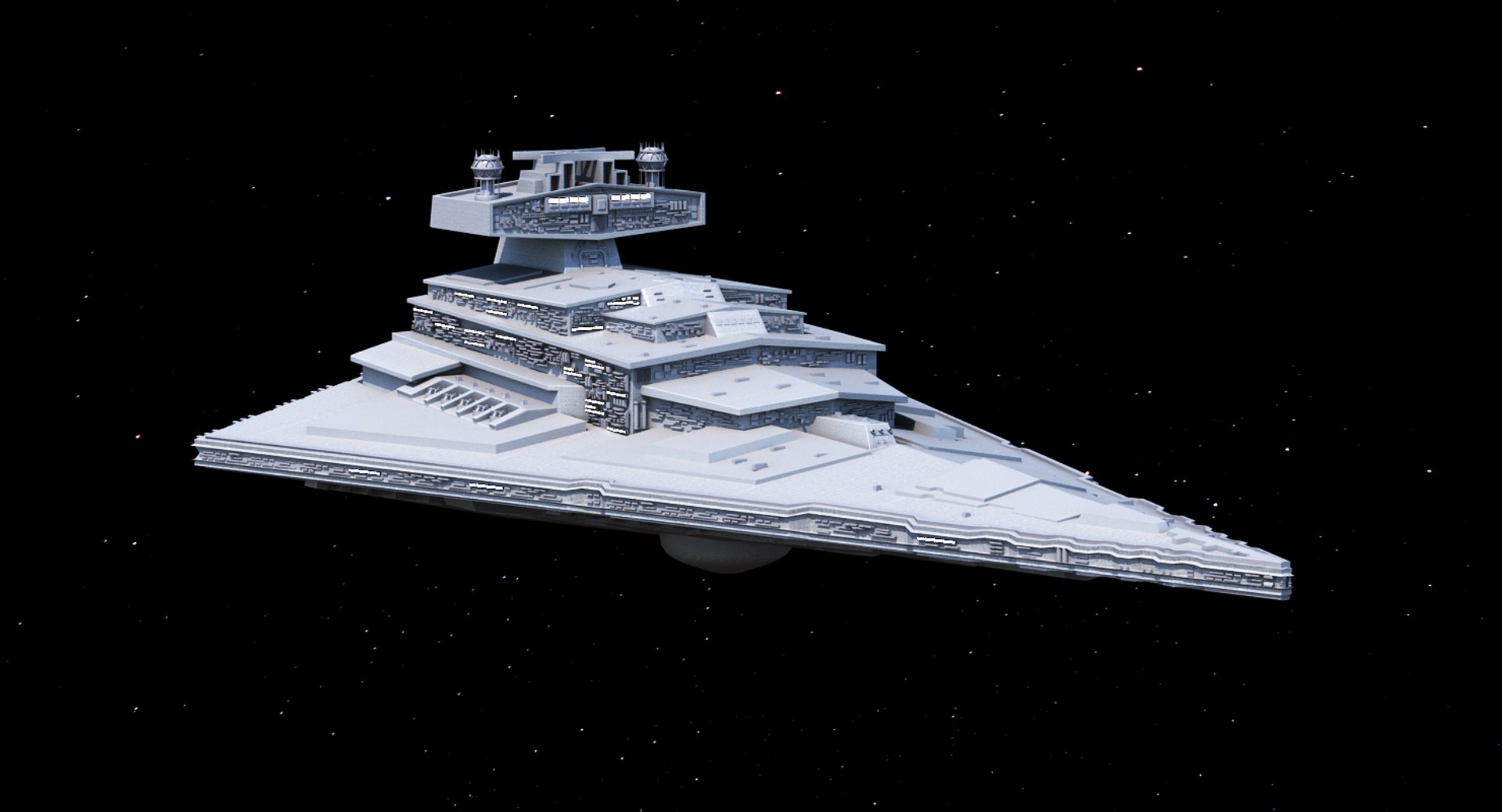 3d Fbx Star Destroyer