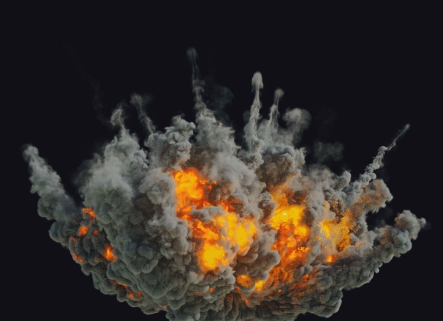 3D Houdini Explosion Megapack Model - TurboSquid 1183884