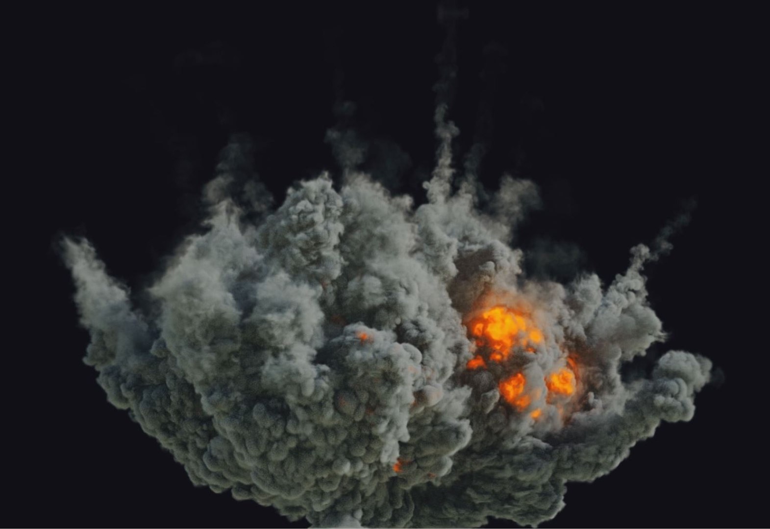 3D Houdini Explosion Megapack Model - TurboSquid 1183884