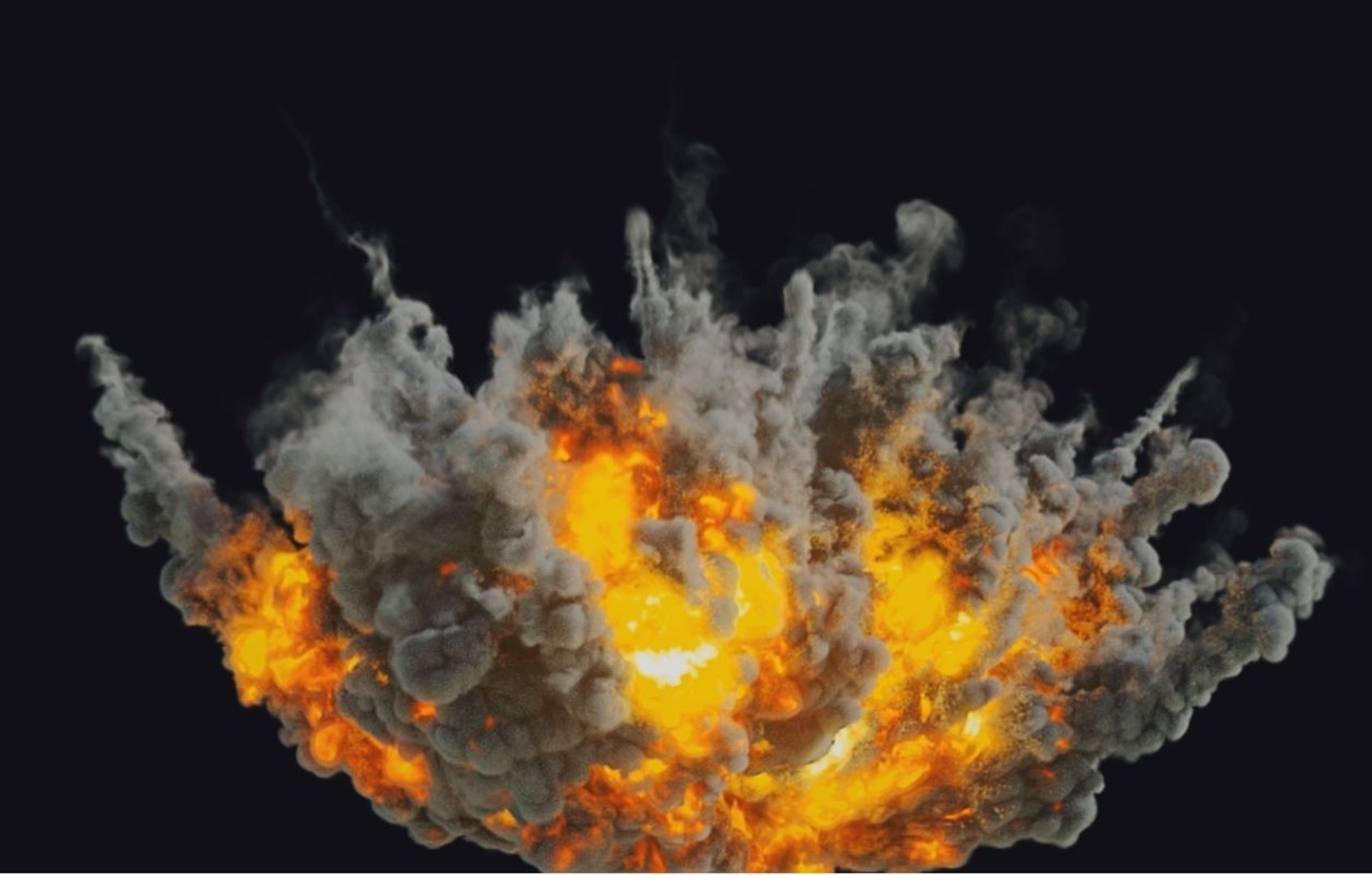 3D Houdini Explosion Megapack Model - TurboSquid 1183884