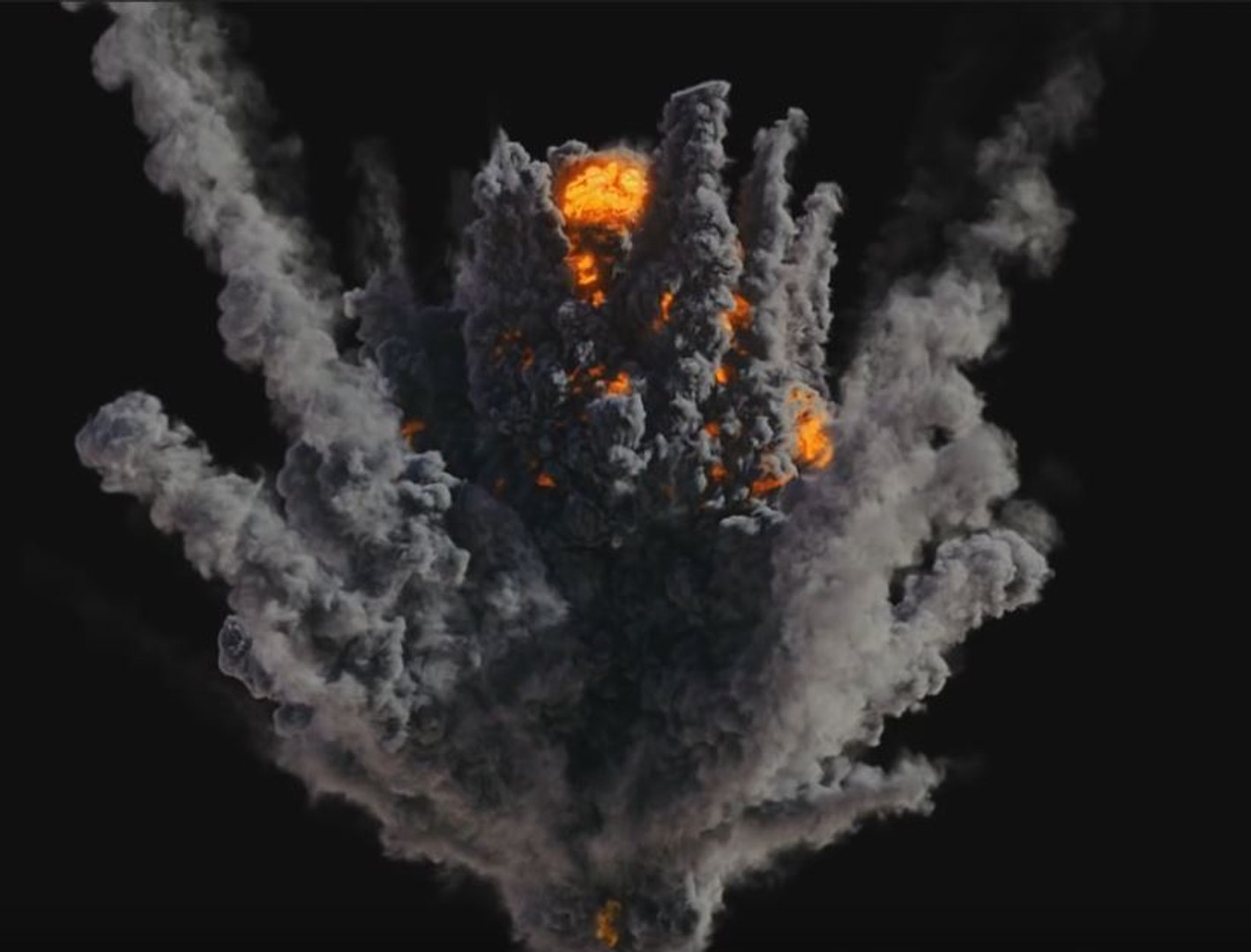 3D Houdini Explosion Megapack Model - TurboSquid 1183884