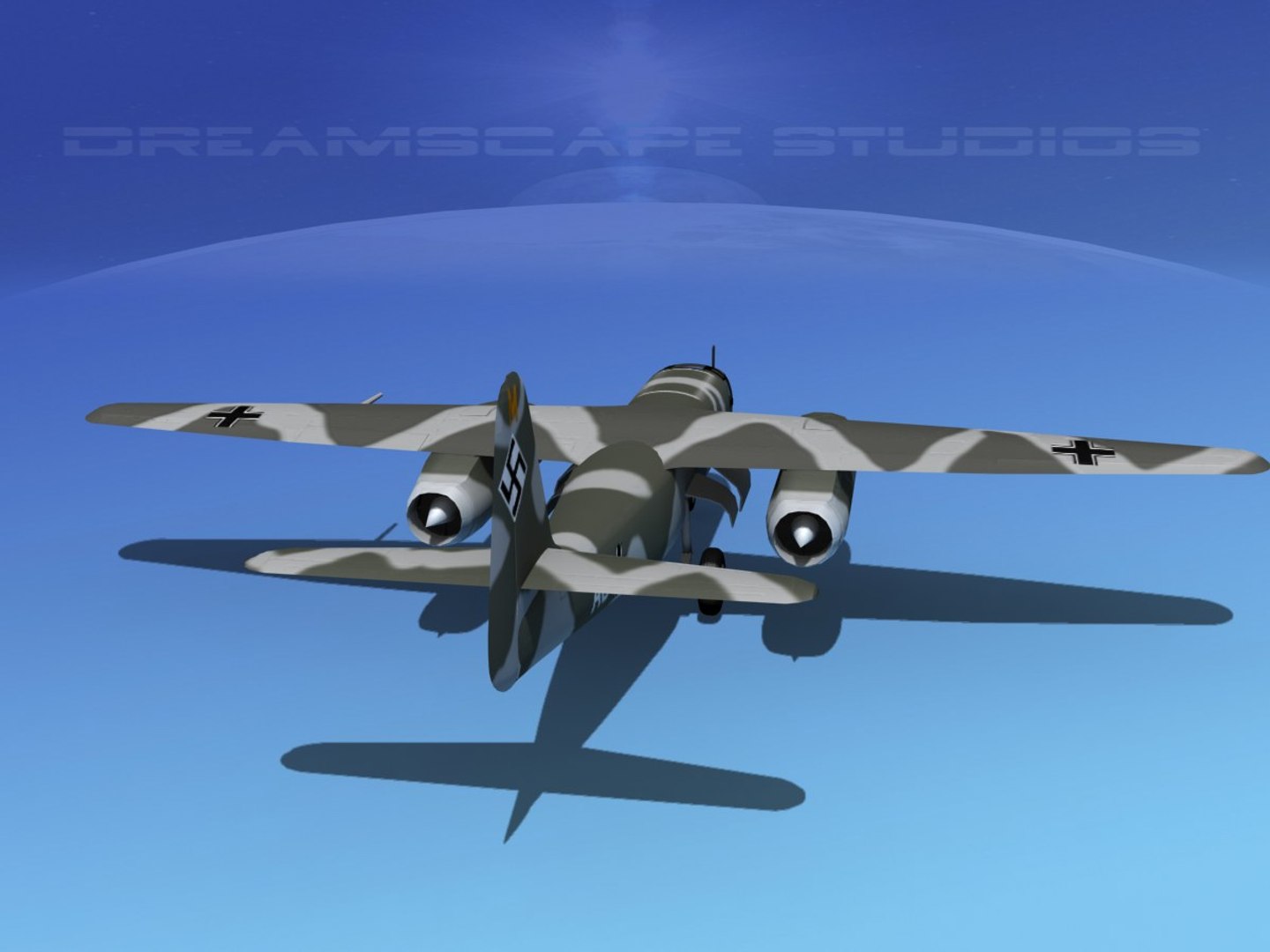 3d Model Arado Ar Blitz Bomber