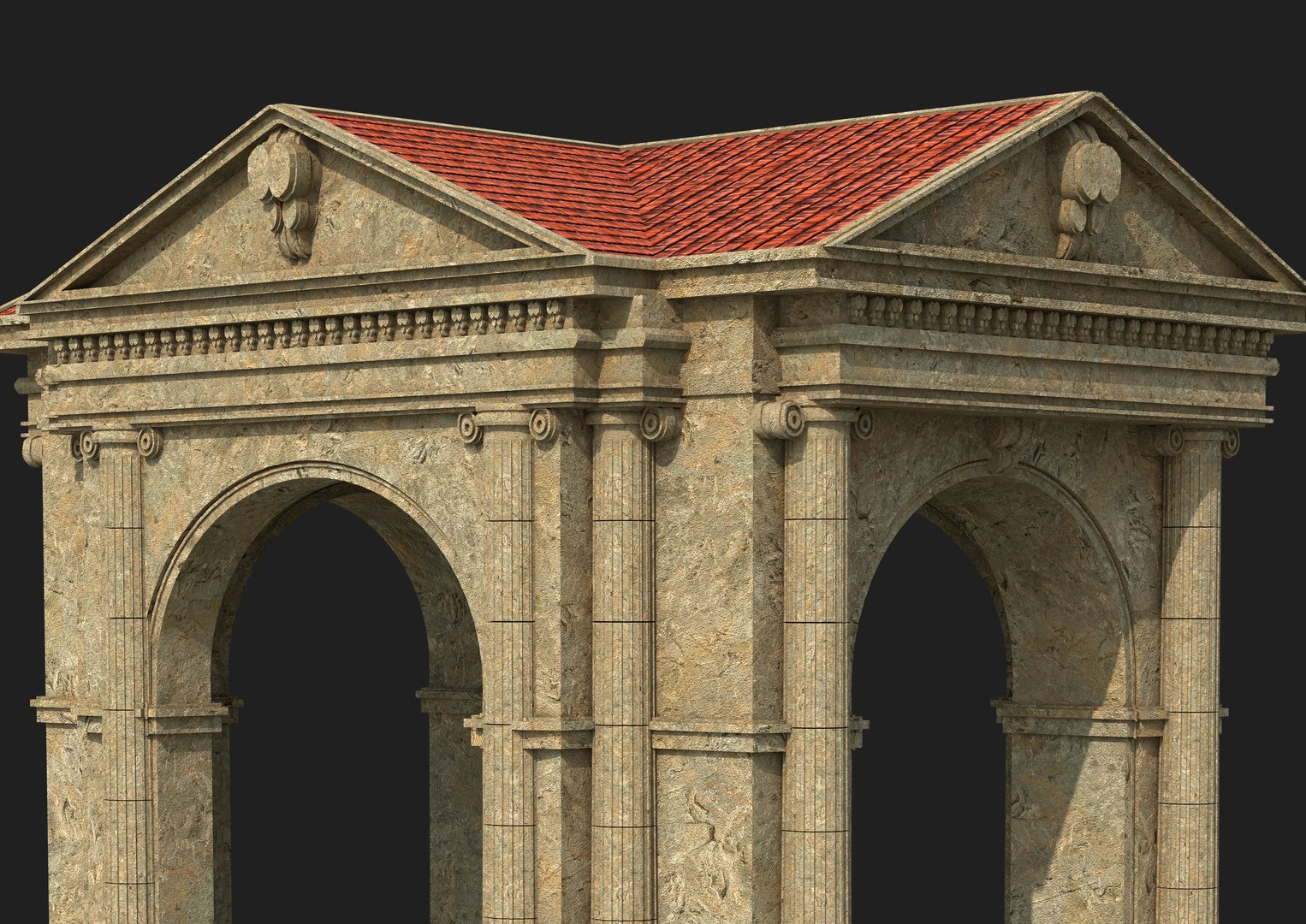 Greek Structure V6 3D Model - TurboSquid 1873966
