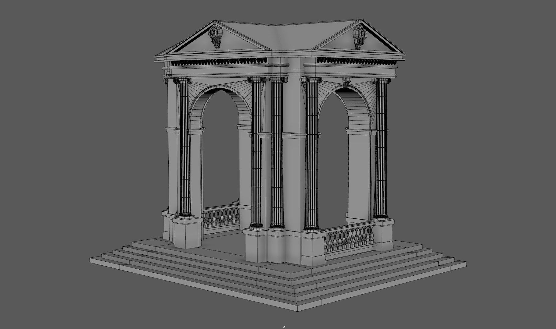 Greek Structure V6 3D Model - TurboSquid 1873966