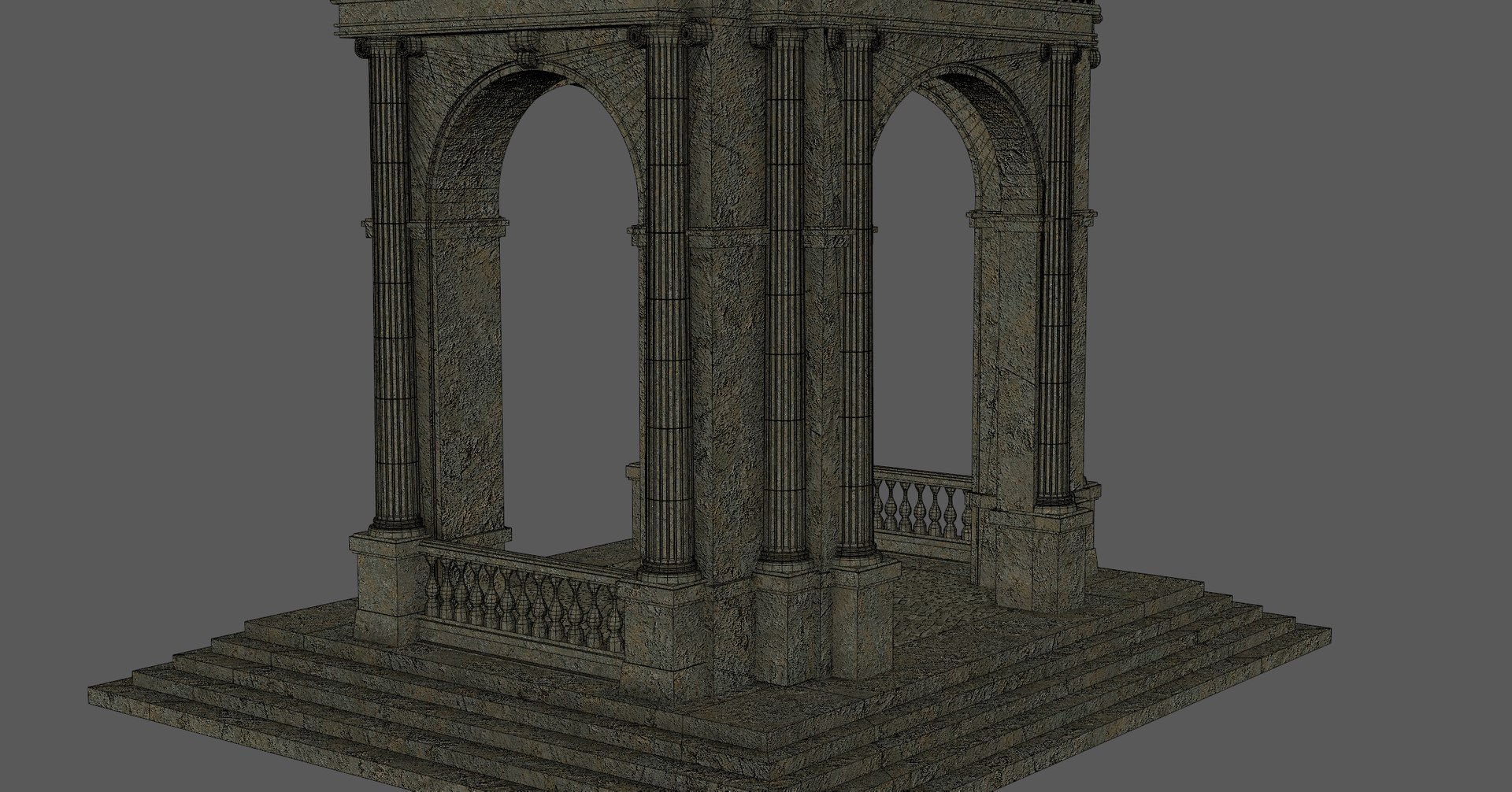Greek Structure V6 3D Model - TurboSquid 1873966