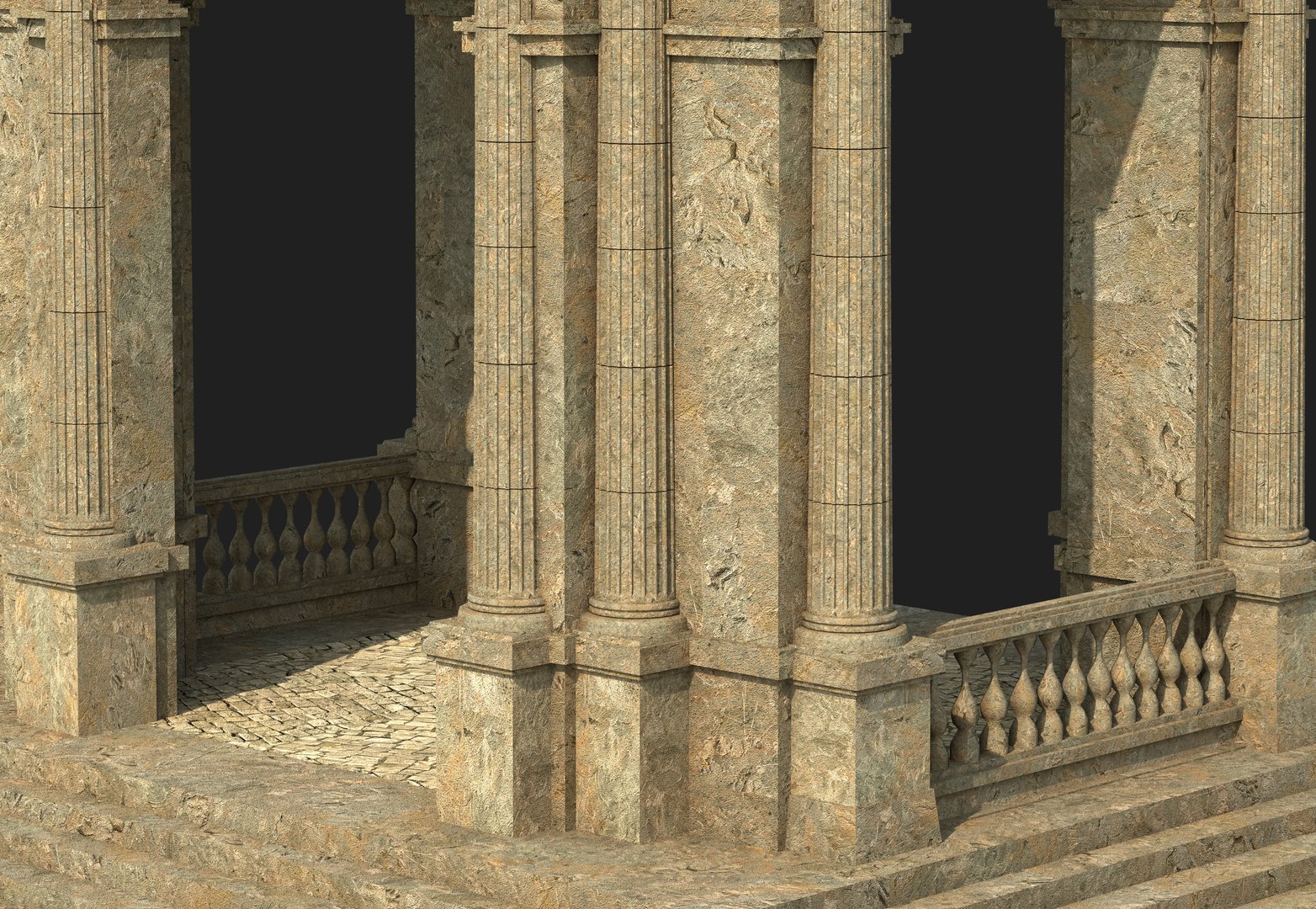 Greek Structure V6 3D Model - TurboSquid 1873966