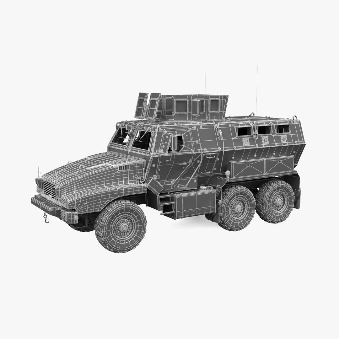 3ds Bae Caiman Armored Vehicle