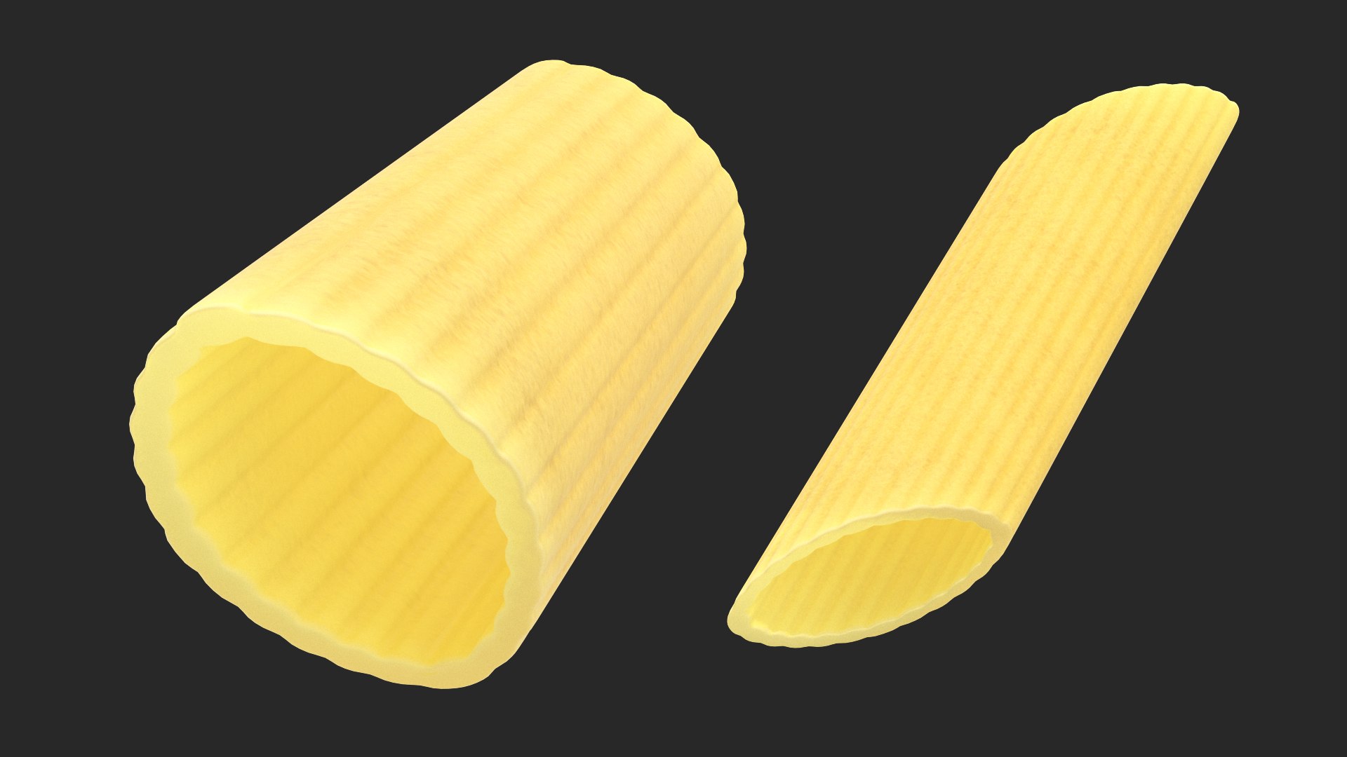 3D dry uncooked pasta set - TurboSquid 1509506