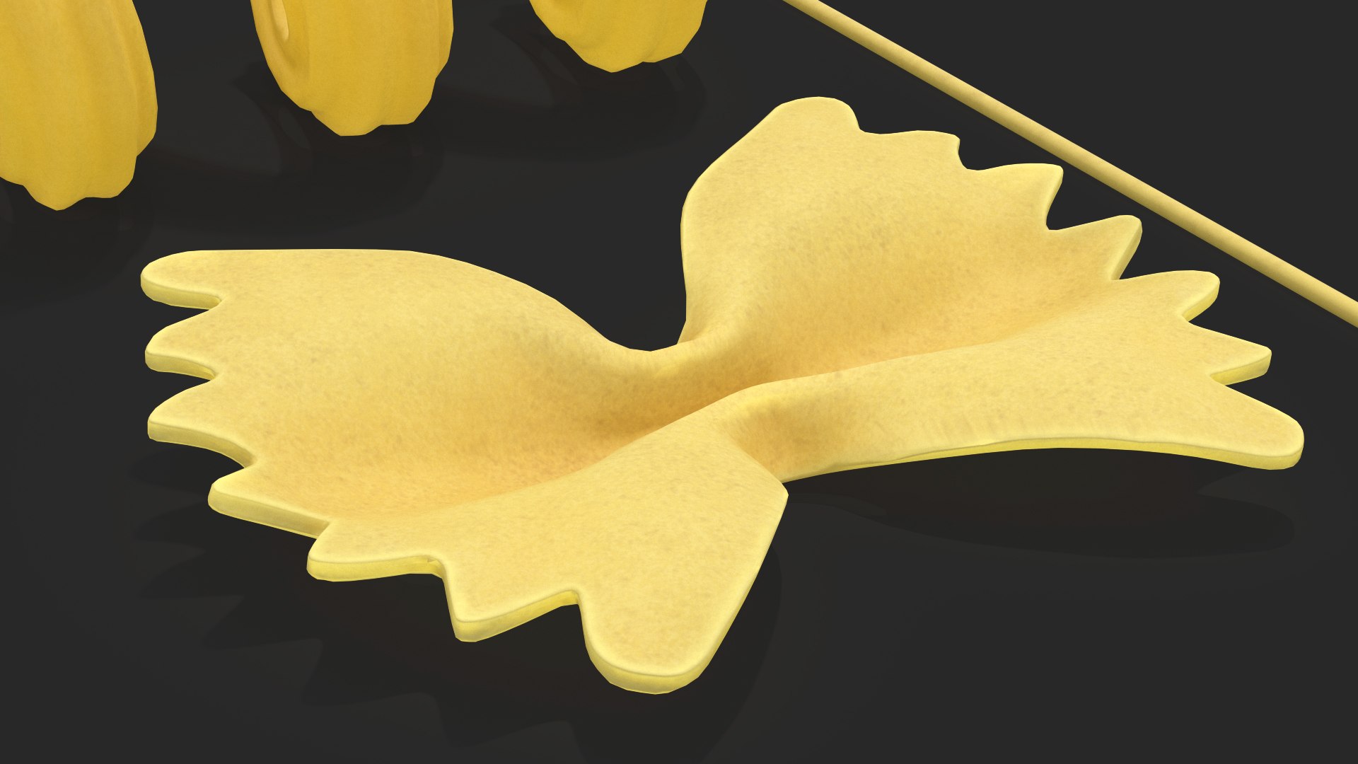 3D dry uncooked pasta set - TurboSquid 1509506