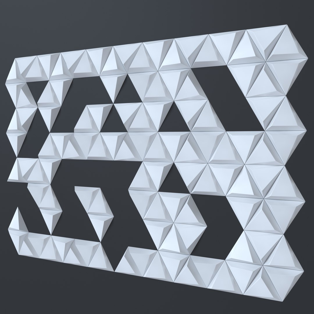 3D Panel Triangle Model - TurboSquid 1268739