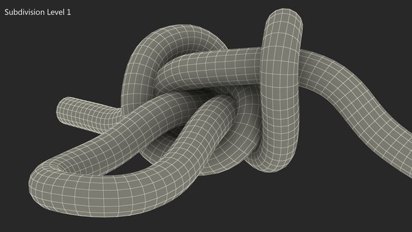 Alpine butterfly loop rope 3D - TurboSquid 1650026