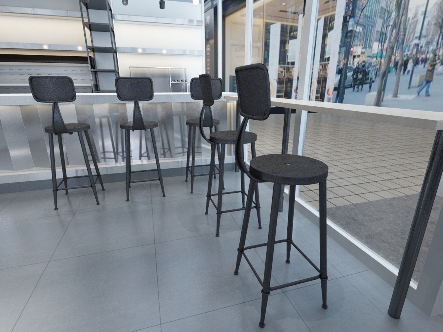 Coffee Shop 2 3D Model - TurboSquid 2049456