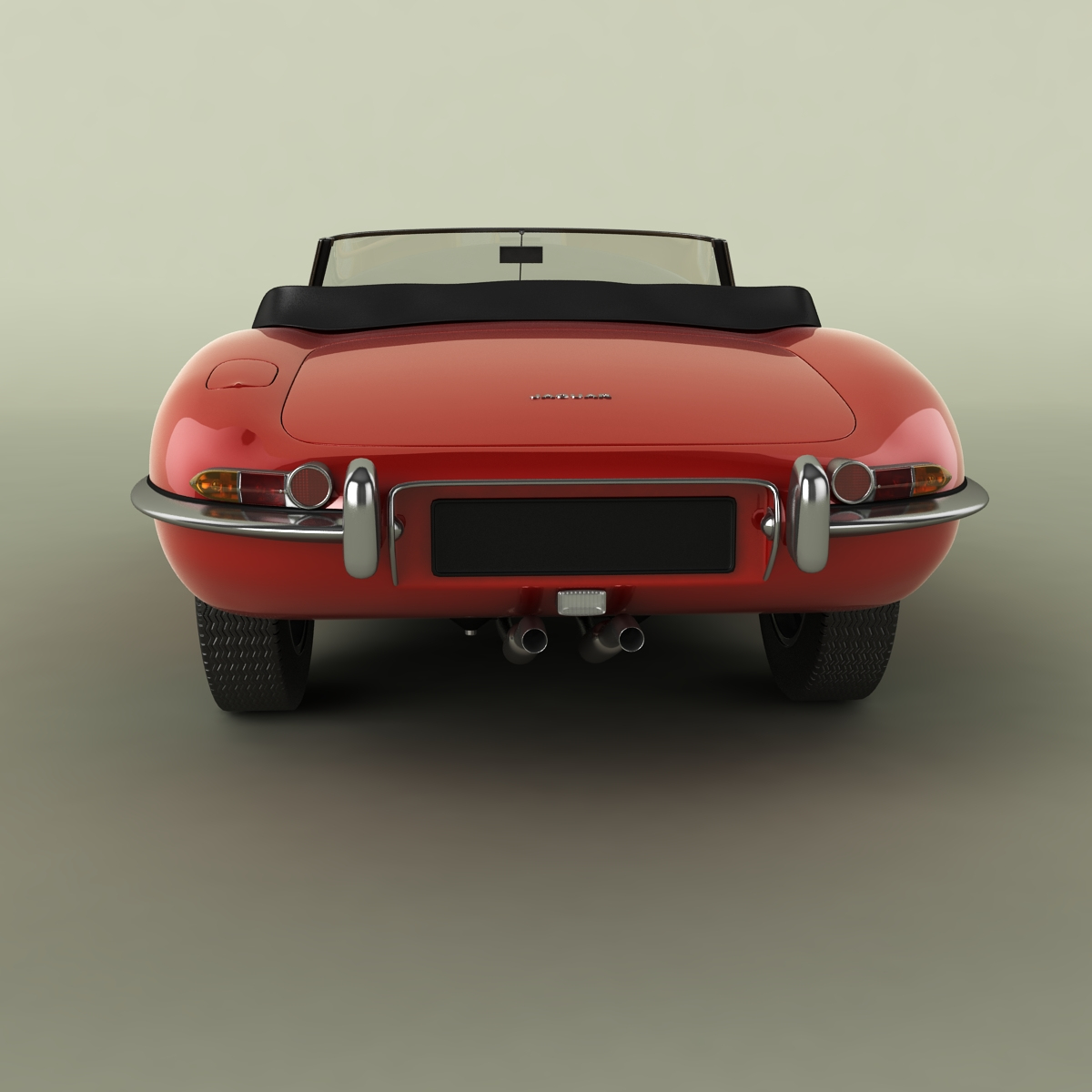 1962 e-type convertible mk1 3d 3ds