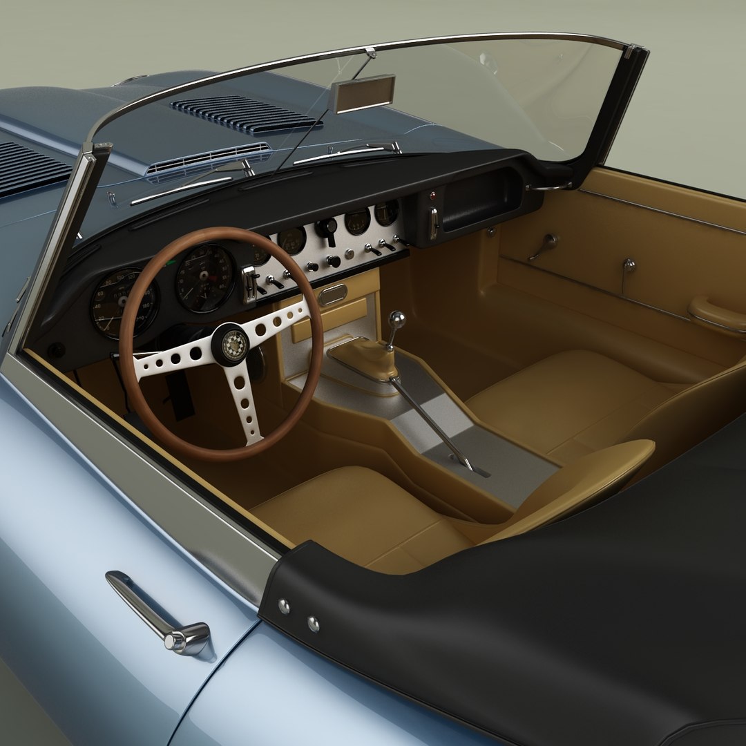 1962 E-type Convertible Mk1 3d 3ds