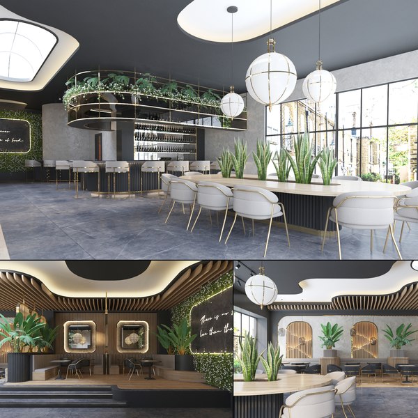 Restaurant Interior 3D Models for Download | TurboSquid