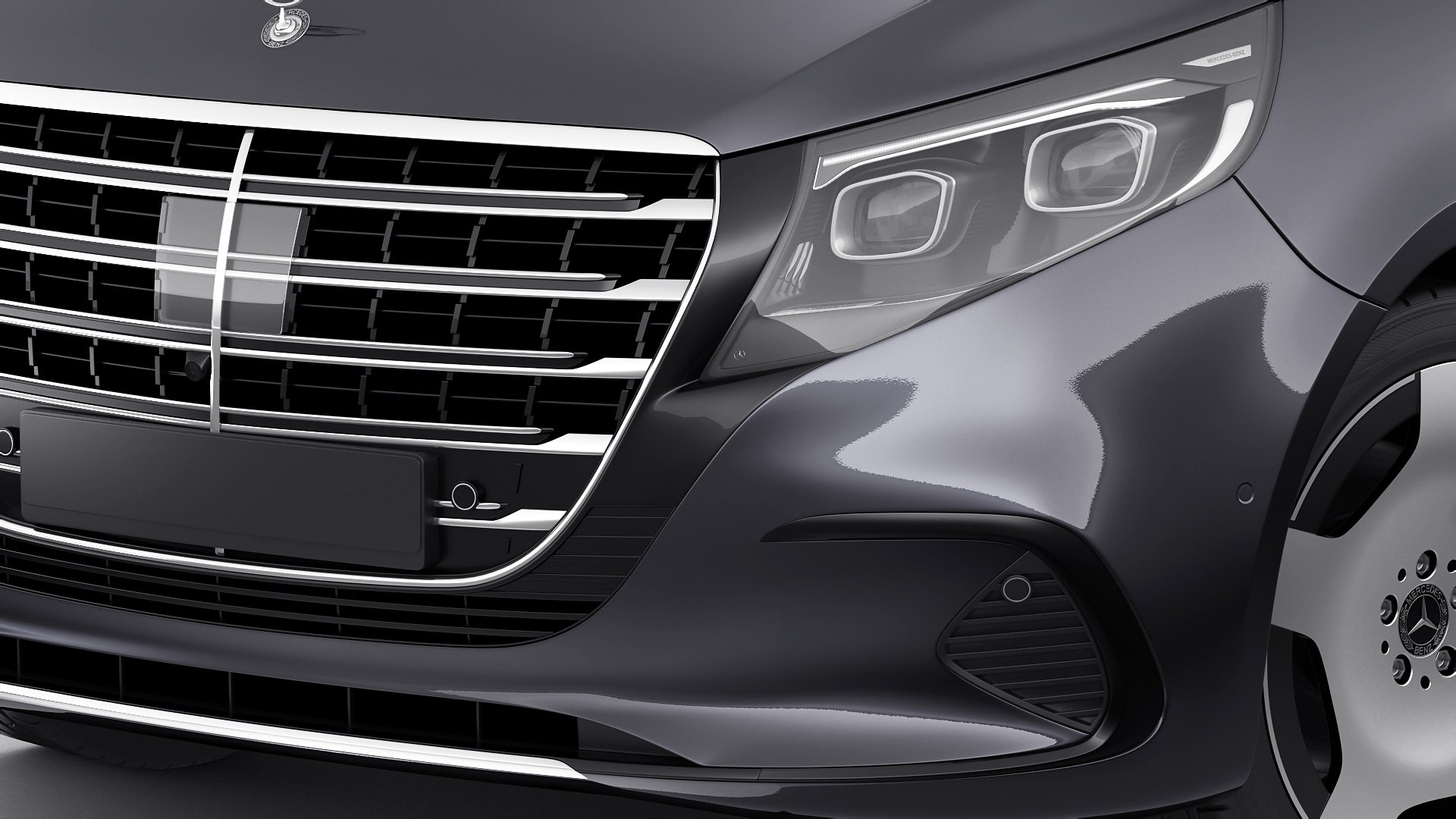 Mercedes Benz V-class 2024 Exclusive Line 3D - TurboSquid 2253158