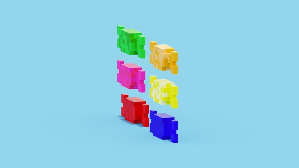 3D Candy Voxel - TurboSquid 1971732