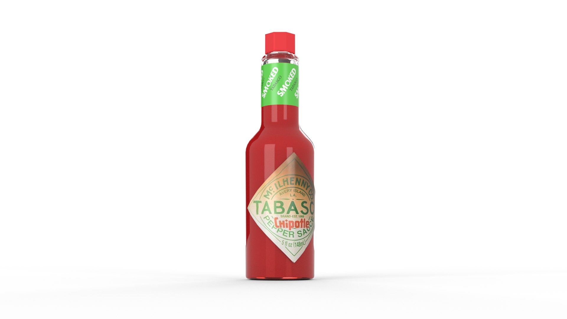 Tabasco Chipotle Model - TurboSquid 1891279