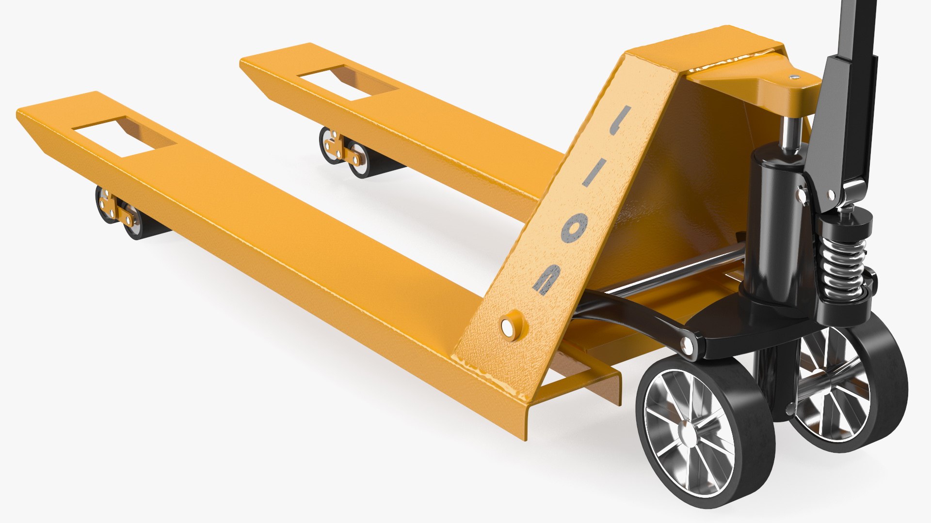 3D Industrial Standard Duty Pallet Jack Rigged - TurboSquid 2140997