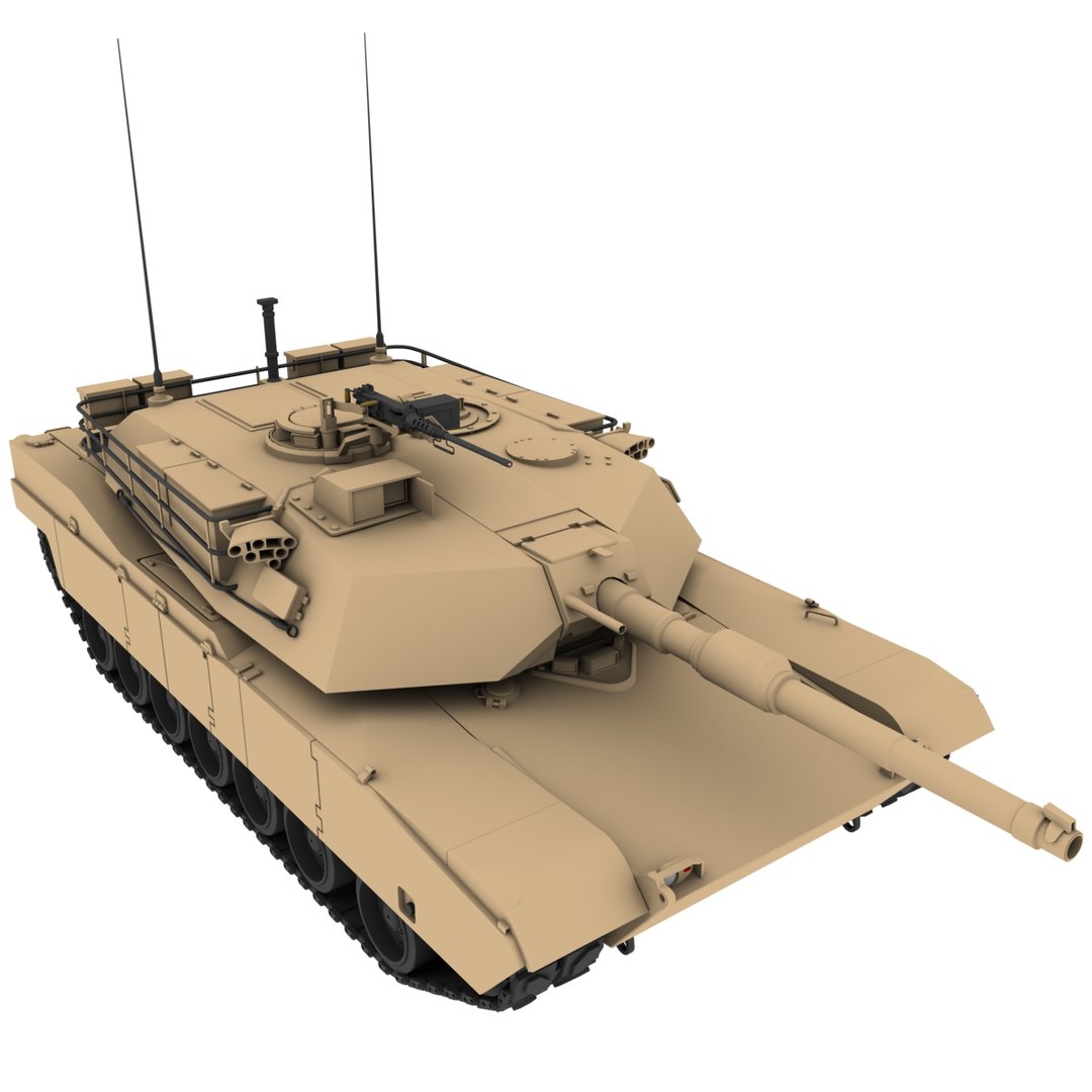 3D M1 Abrams - TurboSquid 1306926