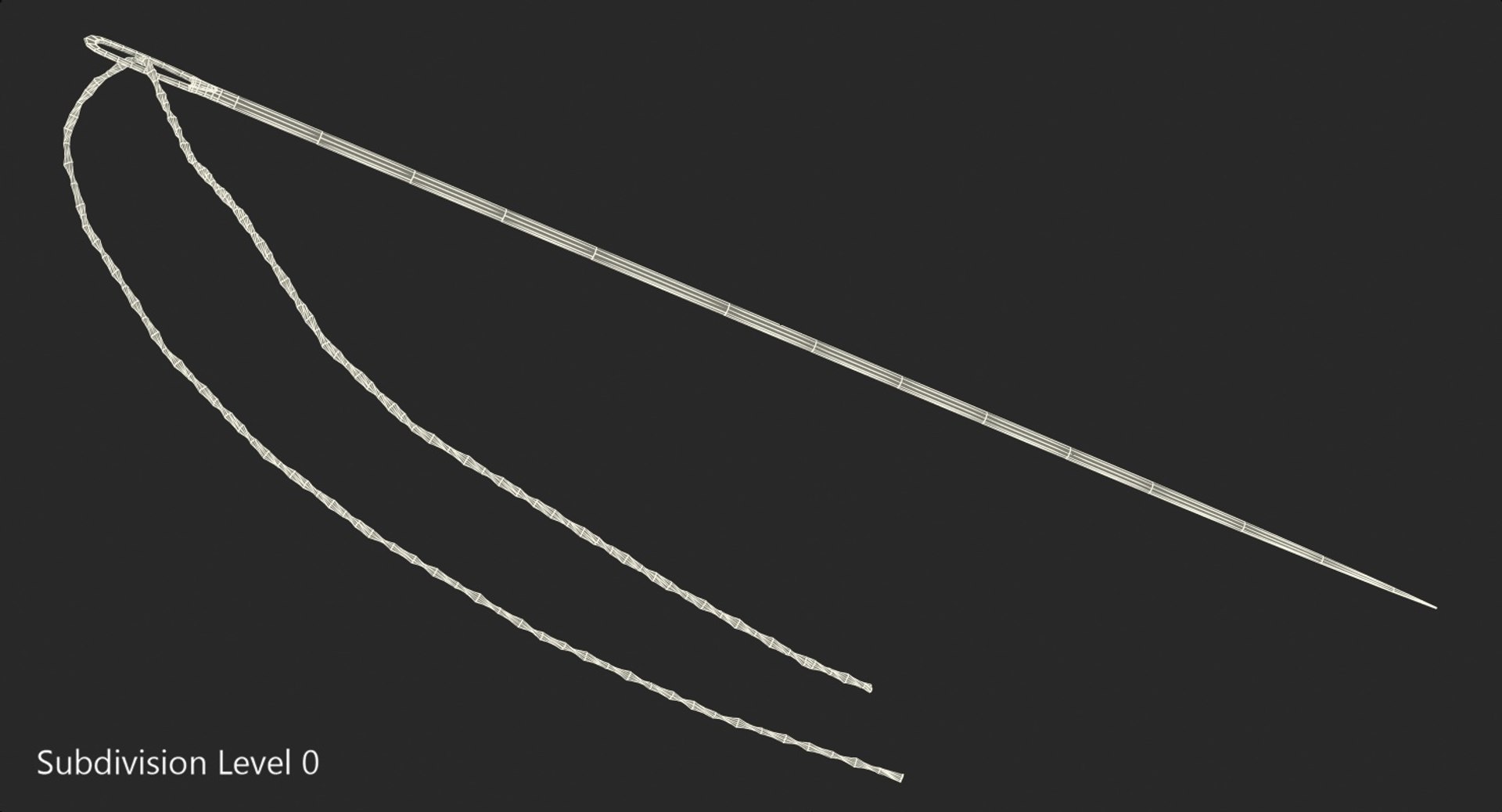 Sewing Needle Thread Model - TurboSquid 1407600