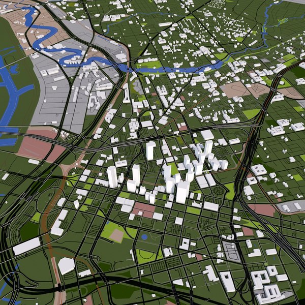 Dallas Skyline 3D Models for Download | TurboSquid