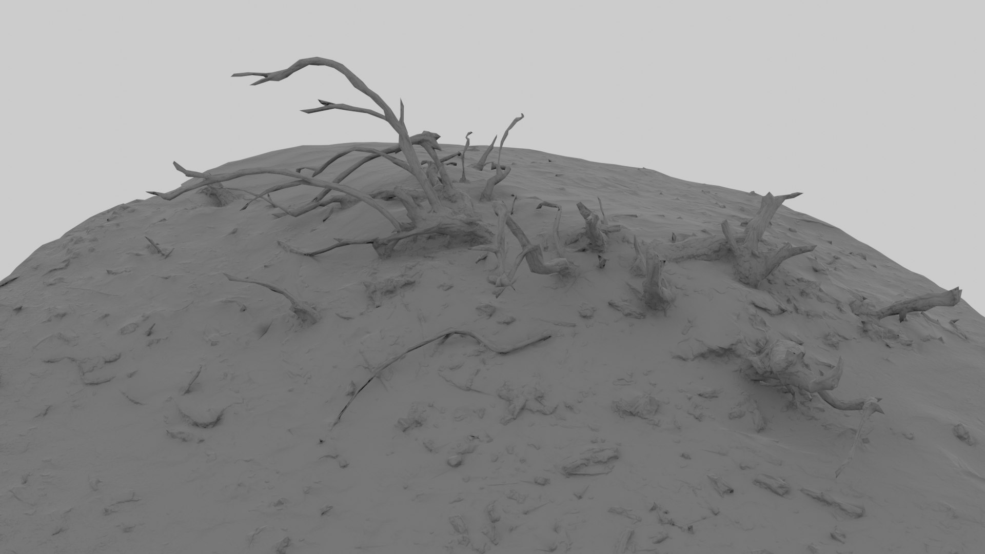 3D Dry Bush 02 - Scan - TurboSquid 2041835