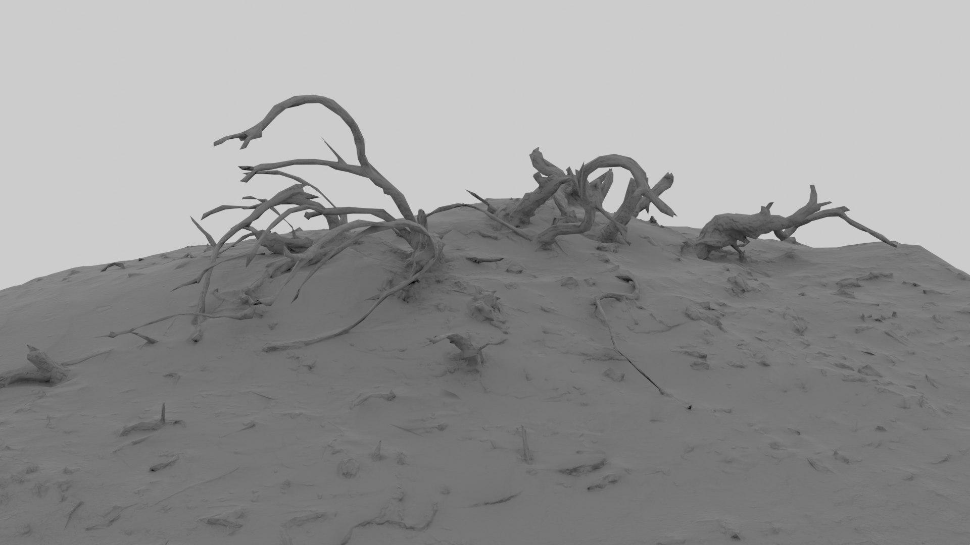 3D Dry Bush 02 - Scan - TurboSquid 2041835