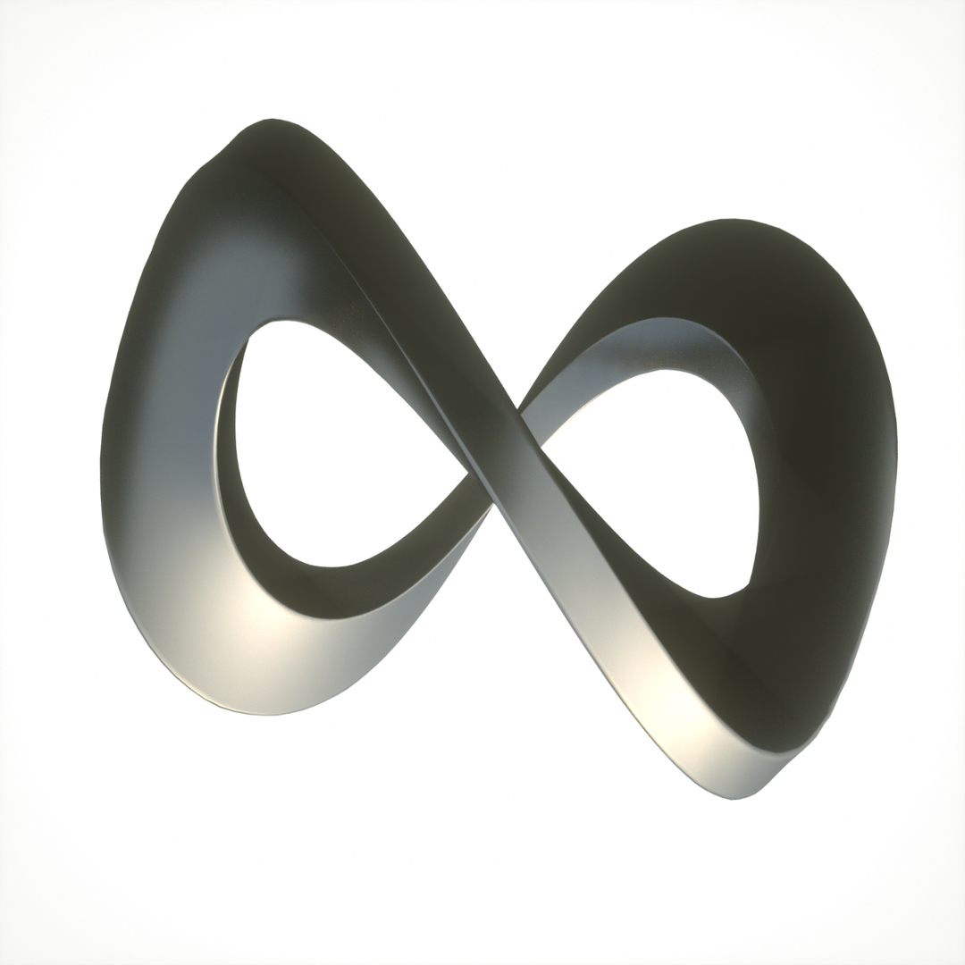 3D infinity loop abstract model - TurboSquid 1421350
