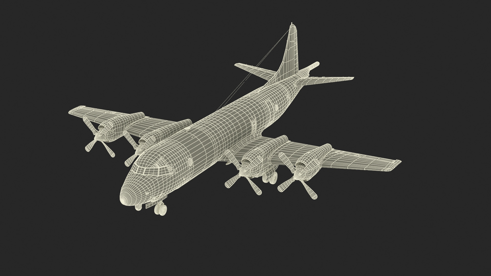 3D German Navy P3 Orion ASW Aircraft Rigged For Maya - TurboSquid 2416967