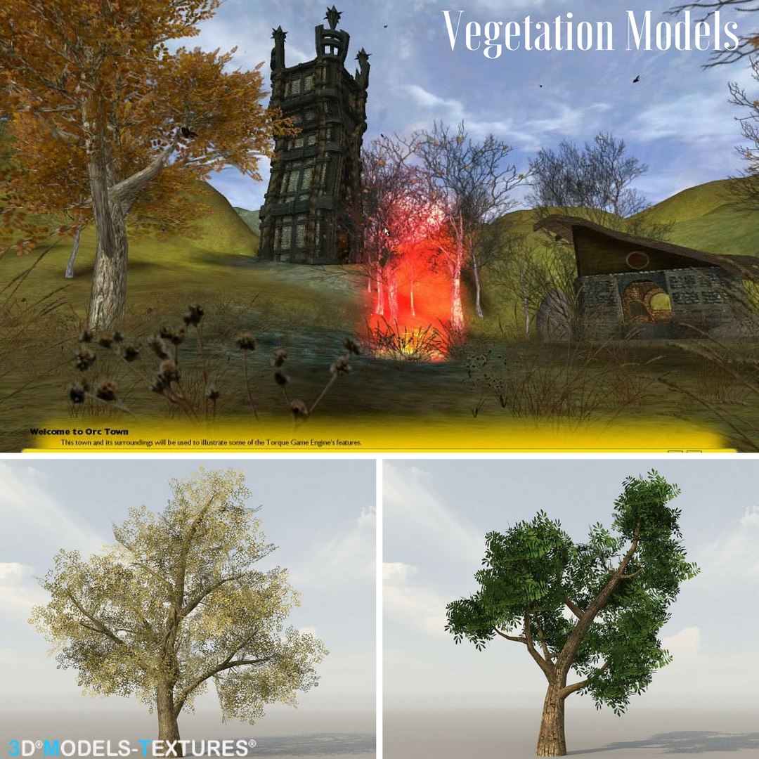 3D Model Vegetation Trees - TurboSquid 1209485