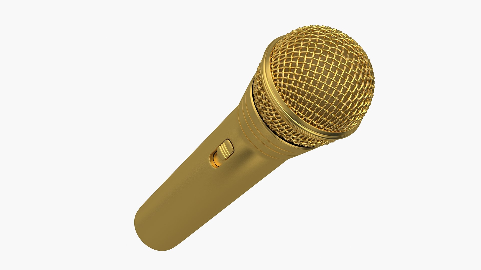 3D Microphone Gold - TurboSquid 2101367