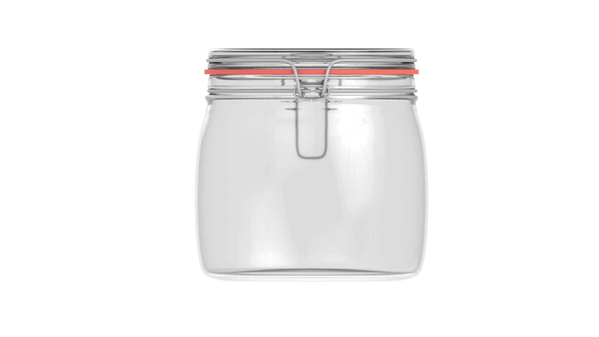 3D model glass lock jar - TurboSquid 1421144