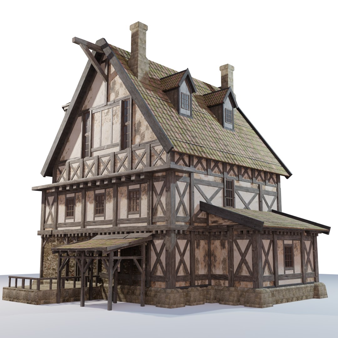 3D Medieval Kitbash Props Pack Set Model - TurboSquid 1851614