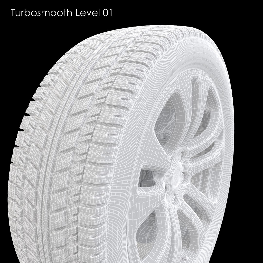 3D Car Wheel Alloy Disc - TurboSquid 1165264